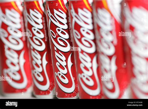 Tiny Coca Cola Cans Stock Photo Alamy