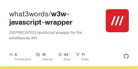 Github What3wordsw3w Javascript Wrapper Deprecated Javascript