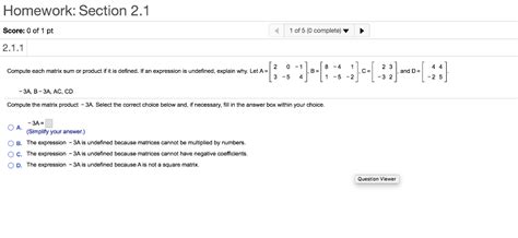 Solved Homework Section 2 1 Score 0 Of 1 Pt
