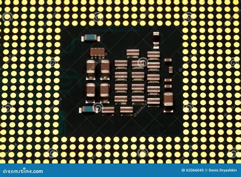 Electronic Collection Computer Cpu Central Processing Unit C Stock Image Image Of Element