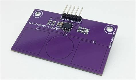 Channel Capacitive Touch Sensor With I C Electronics Lab