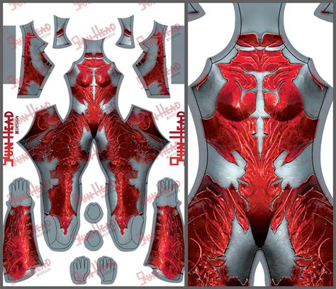 Orin The Red Bg3 Pattern Gun Head Design