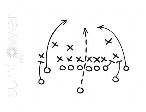 Football Playbook Art Svg Cut File Clipart Downloads Etsy