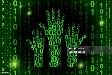 Raised Hands Binary Code Vector Pattern Background High Res Vector Graphic Getty Images