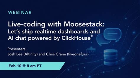 Live Coding With Moosestack Lets Ship Real Time Dashboards And Ai