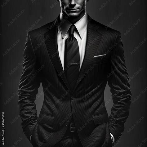 Dominant Man In Suit