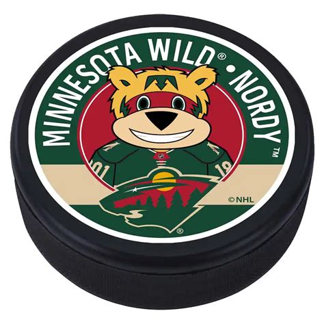 Mustang Drinkware Minnesota Wild Mascot Hockey Puck Multicolor 4341185