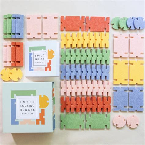Interlocking Blocks Classic Set Aia Design Shop
