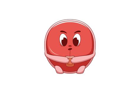 Cute Meat Character Design Illustration 47924084 Vector Art At Vecteezy