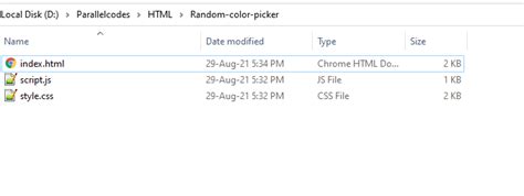 Javascript Create Random Color Generator And Picker Parallelcodes