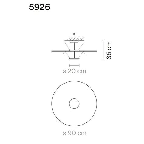 Buy Vibia Flat 2x 90 5926 Ceiling Lamp Online With Professional Support