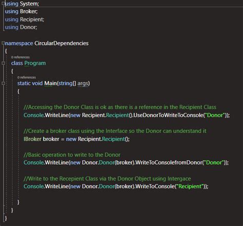 Circular Dependencies And Interfaces Razas Site