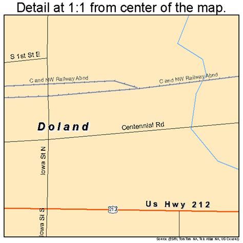Doland South Dakota Street Map 4616820