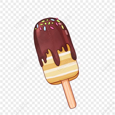 아이스크림 초콜릿 파삭 한 치즈 만화 일러스트 레이션여름막대기 Png 일러스트 무료 다운로드 Lovepik