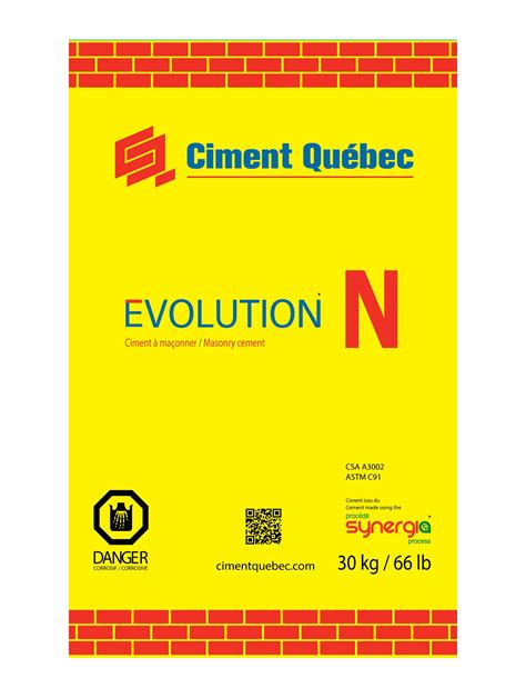 Ciment à Maçonner Evolution De Type N 30kg Groupe Giroux Maçonnex Inc