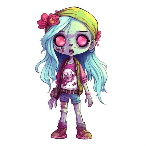 87000 Zombie Girl Cute Outfit Pictures
