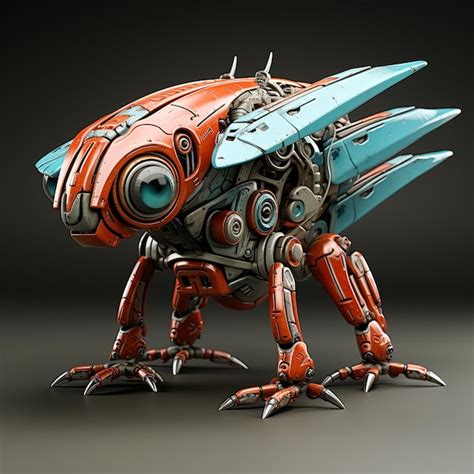 Premium Photo 3d Cartoon Pterodactyl Robot
