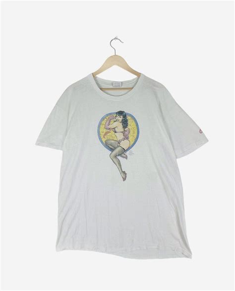 Vintage 80s Bettie Page By Dave Stevens For Graphitti Artworks