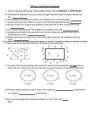 Understanding Diffusion And Osmosis Key Concepts Explained Course Hero