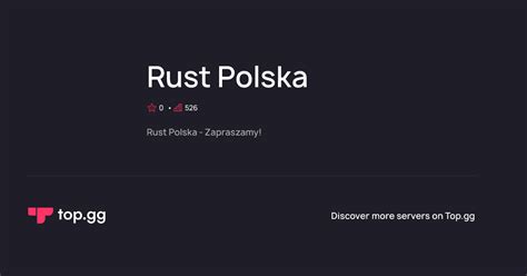 Join Rust Polska Discord Server The 1 Discord Server List