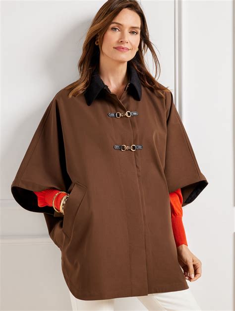 Woven Water Resistant Cape Talbots