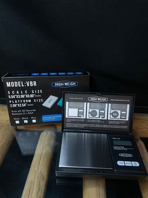 High Weigh Vbr Pocket Scale Glass Society