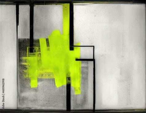 Constructivism Dark Grungy Industrial Style Abstract Art Background Or Cover Template Black And