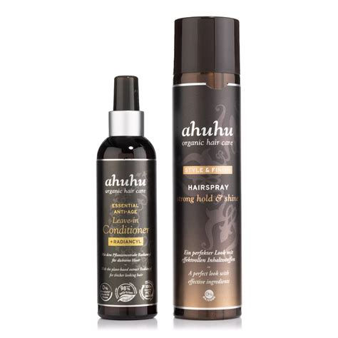Ahuhu Anti Age Leave In Conditioner 200ml And Hairspray 300ml Qvcde