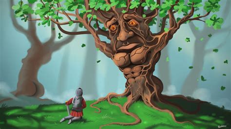 Wise Mystical Tree Process Video By Blinkence On Deviantart