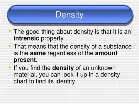 Density Explained The Engineering Mindset
