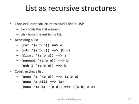 Introduction To Lisp Ppt