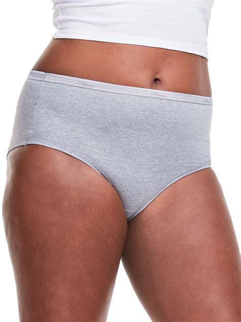 Hanes Womens Cool Comfort Cotton Brief Underwear 6 Pack