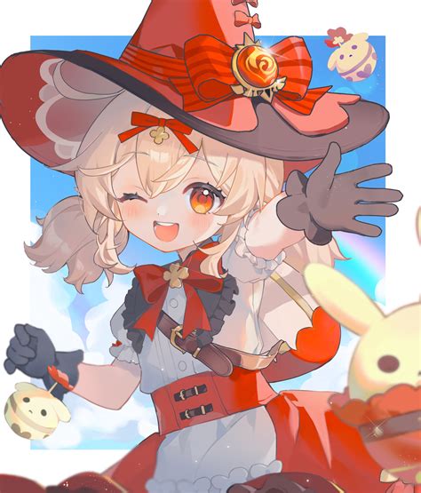 Klee Jumpy Dumpty And Klee Genshin Impact Drawn By Yuki Miyuki Kii