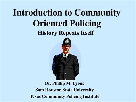 Ppt Introduction To Community Oriented Policing Powerpoint Presentation Id 1300187