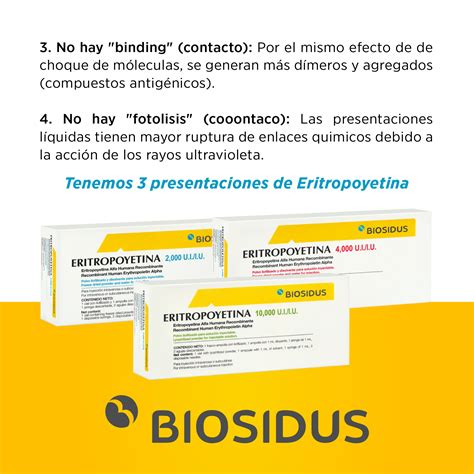 eritropoyetina Página de Instrucciones