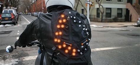 Cycle Safer With This Diy Turn Signal Backpack Complete With Accelerometer Activated Brake