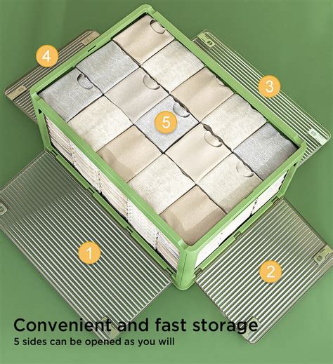 Stackable Collapsible Transparent Storage Crates Core77