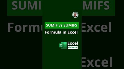 Sumif Vs Sumifs Formula In Excel Shorts Youtube