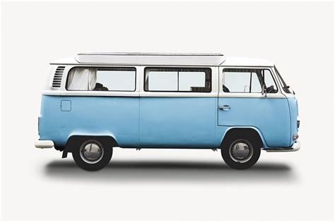 Blue Minivan Vehicle Isolated Image Premium Photo Rawpixel