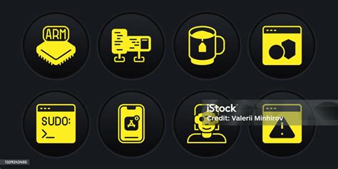 Set Code Terminal Software Mobile Apps Hacker Or Coder Cup Tea With Tea Bag Computer Monitor