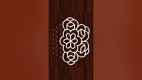 11 6 புள்ளி பூ கோலம் 🌺 Youtube