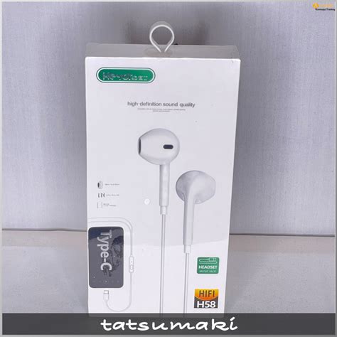 Tatsumaki Heydr Hd Type C Wired Earphone Ready Stock Same Day