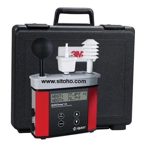 Qt 32 Area Heat Stress Monitor Tsi Quest Isbb Meter Wbgt Meter