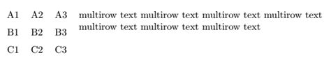Tables Tabularx And Multirow TeX LaTeX Stack Exchange