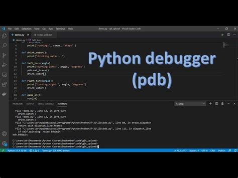 Python Pythonprogramming Debugger Pdb Diganth D R