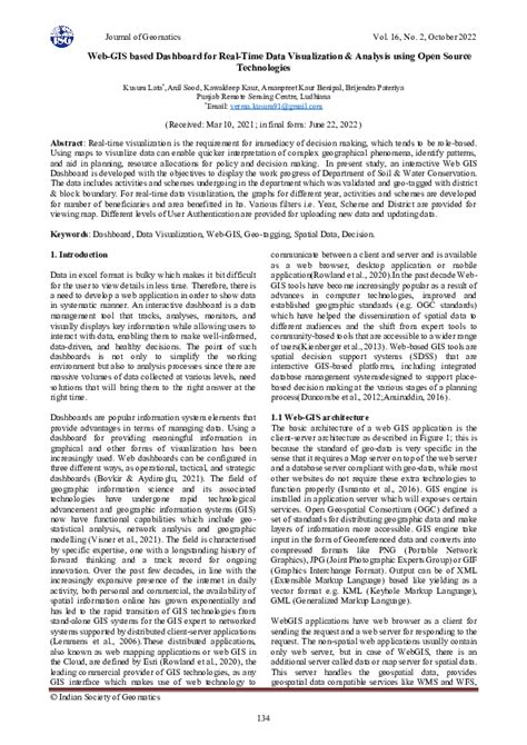 Pdf Web Gis Based Dashboard For Real Time Data Visualization