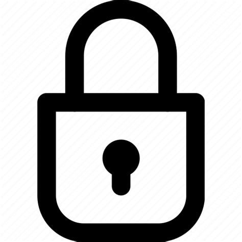 Lock Padlock Secure Protection Locked Ui Icon Download On Iconfinder