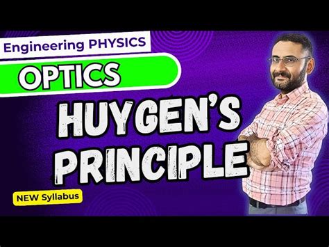 Free Video Huygens Principle And Law Of Reflection Wave Theory And Optics From Gautam Varde