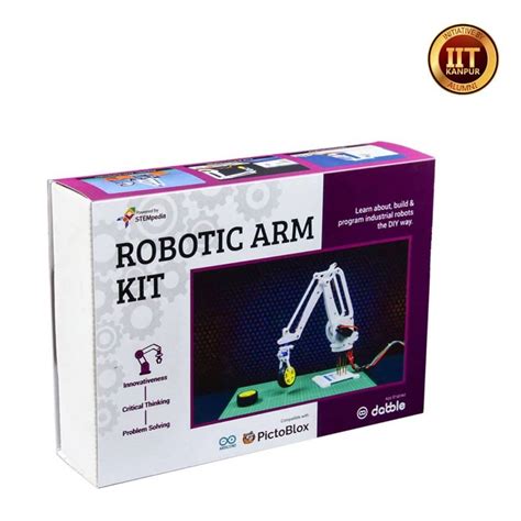 DoF Robotic Arm Kit Best DIY Robot Arm Building Kit For Advanced Robotics STEMpedia