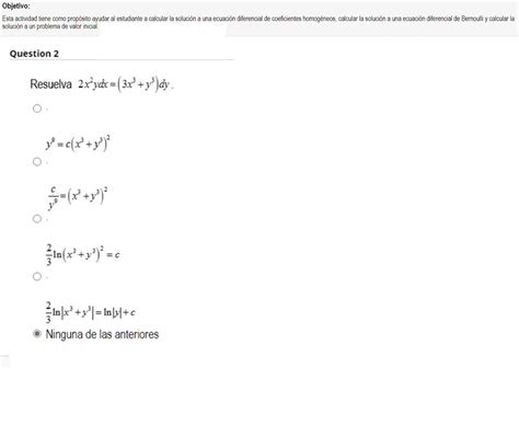 Solved Solve The Given Differential Equation By Using An